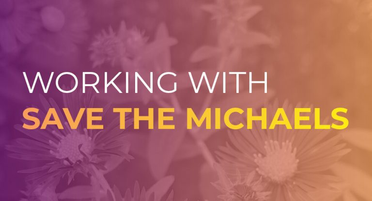 Working with Save the Michaels - Caz Recovery